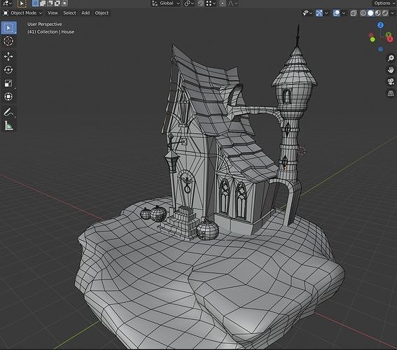 3D model Stylized house VR / AR / low-poly | CGTrader