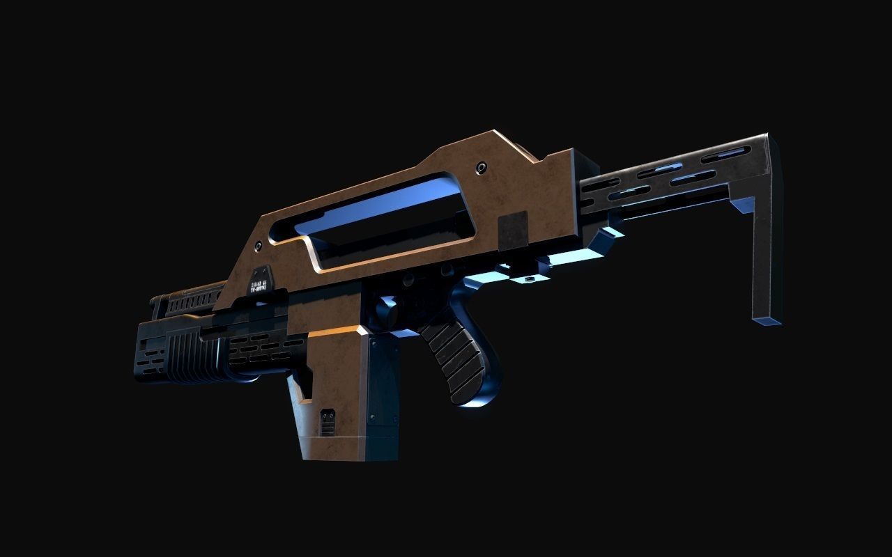 M41A Pulse Rifle Alien 3D model | CGTrader