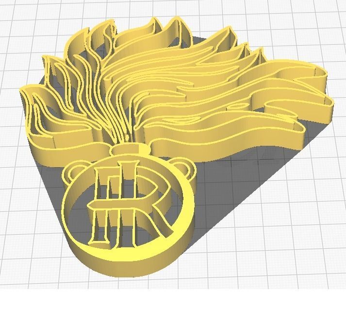 SIMBOLO ARMA DEI CARABINIERI 3D model 3D printable | CGTrader