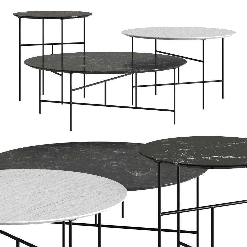 De Padova Sen Coffee Tables 3D model | CGTrader