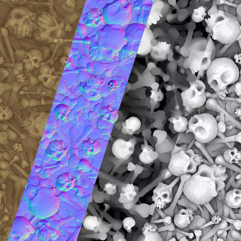 Skulls and Bones free Texture | CGTrader