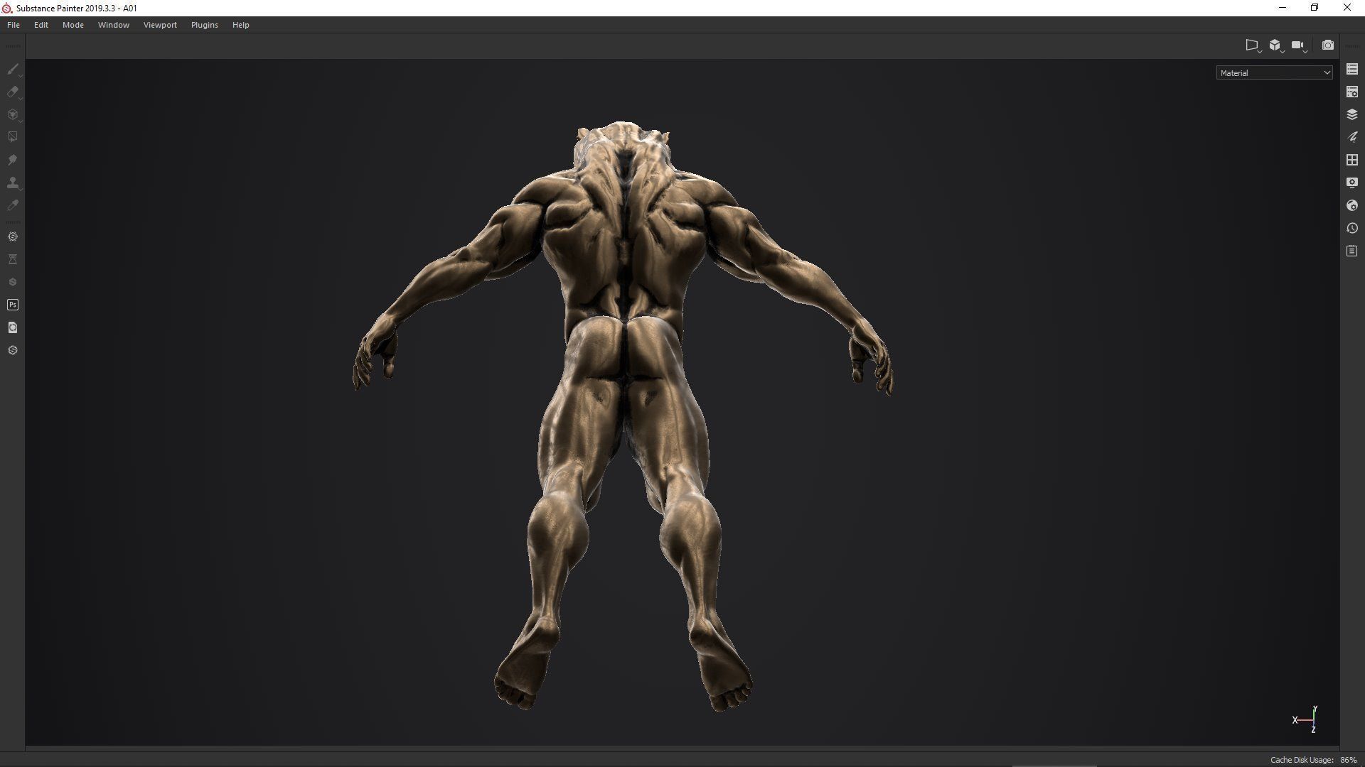 3D model bear man low poly PBR VR / AR / low-poly | CGTrader