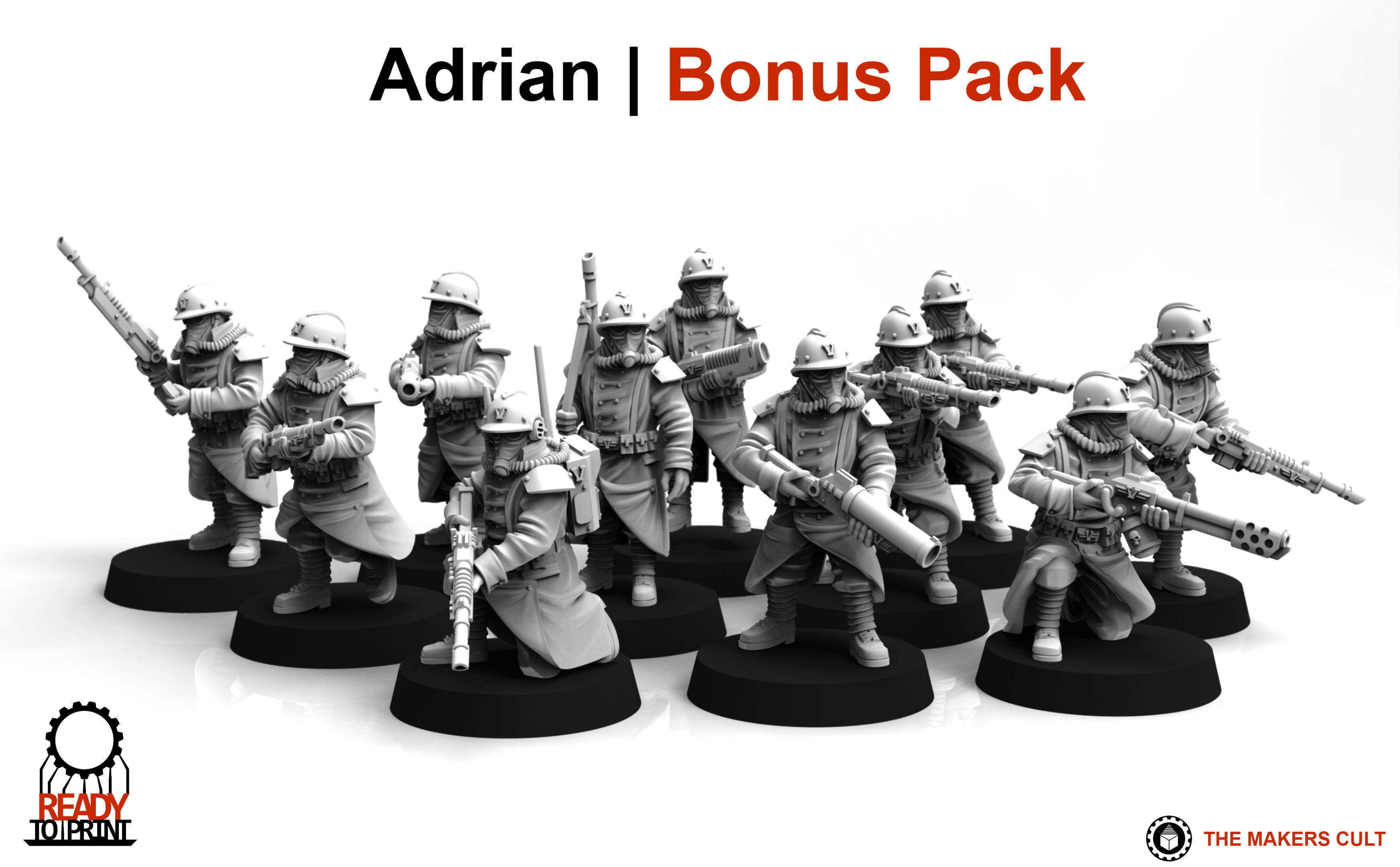 Valour Korps - Infantry Builder 3D model 3D printable | CGTrader