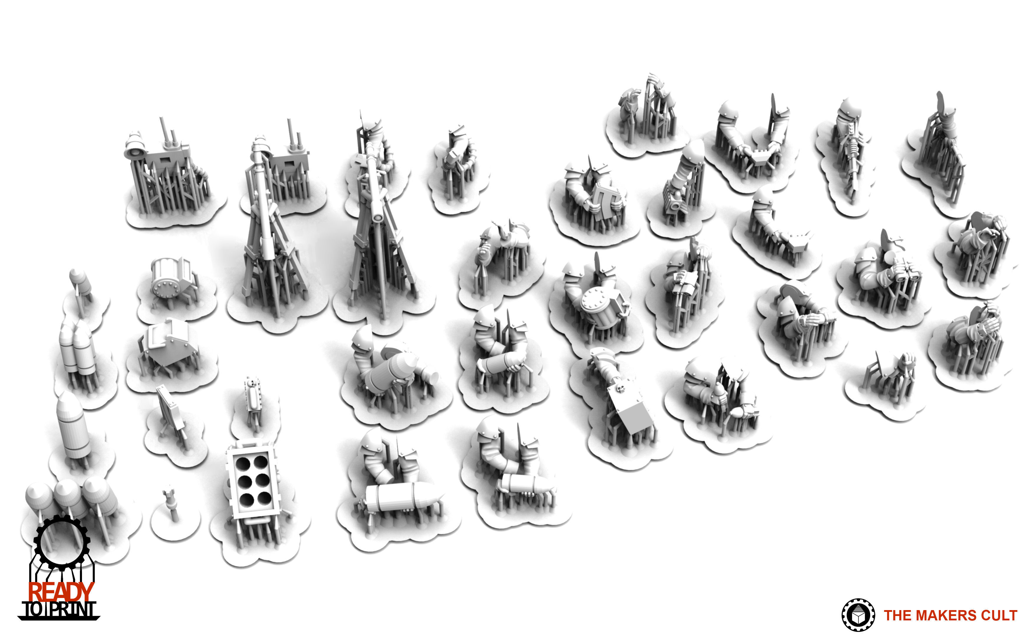 Feudal Guard - Upgrade Pack 3 3D model 3D printable | CGTrader