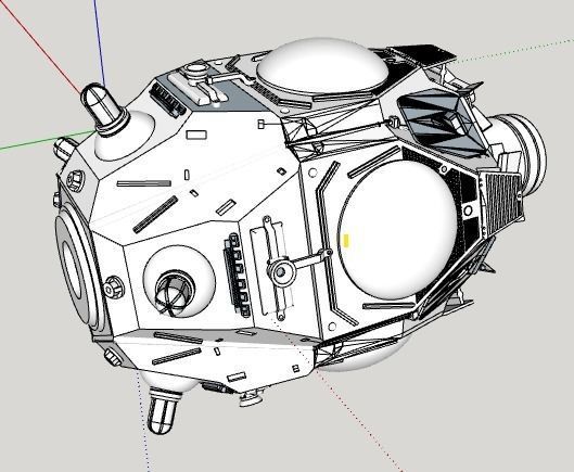 Probe Droid Dispatch Pod 223 3D model 3D printable | CGTrader
