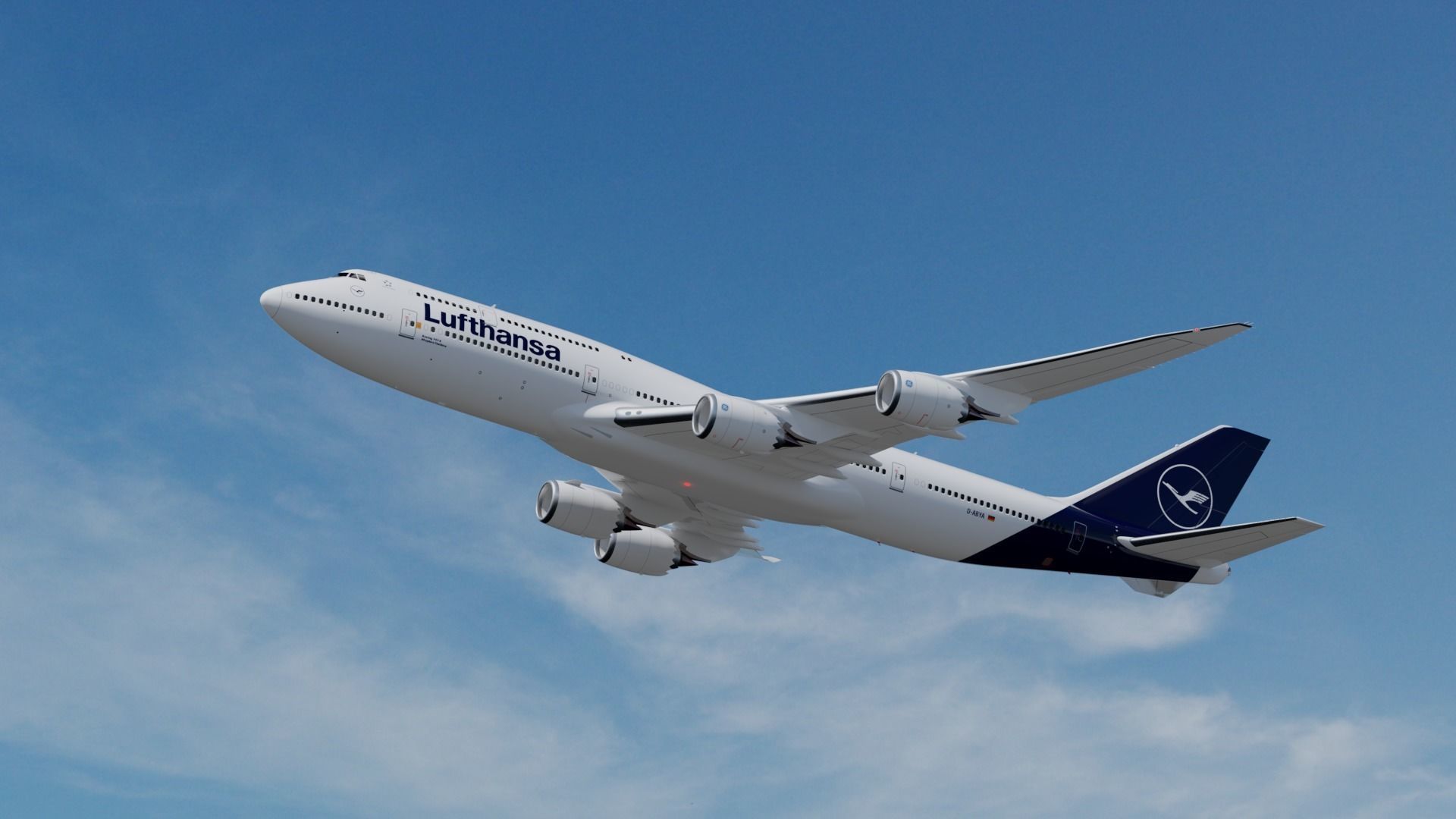 Boeing 747-8i 3D model | CGTrader