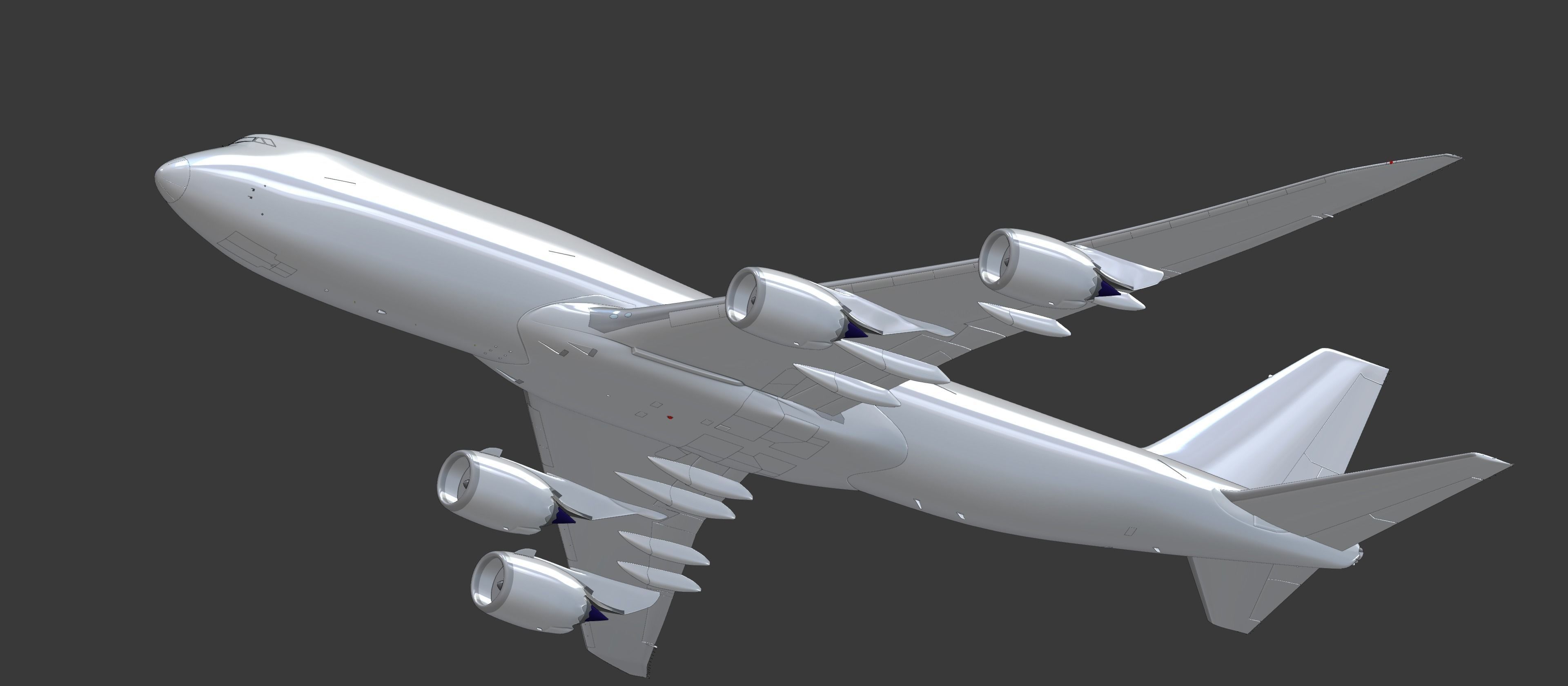Boeing 747-8i 3D model | CGTrader