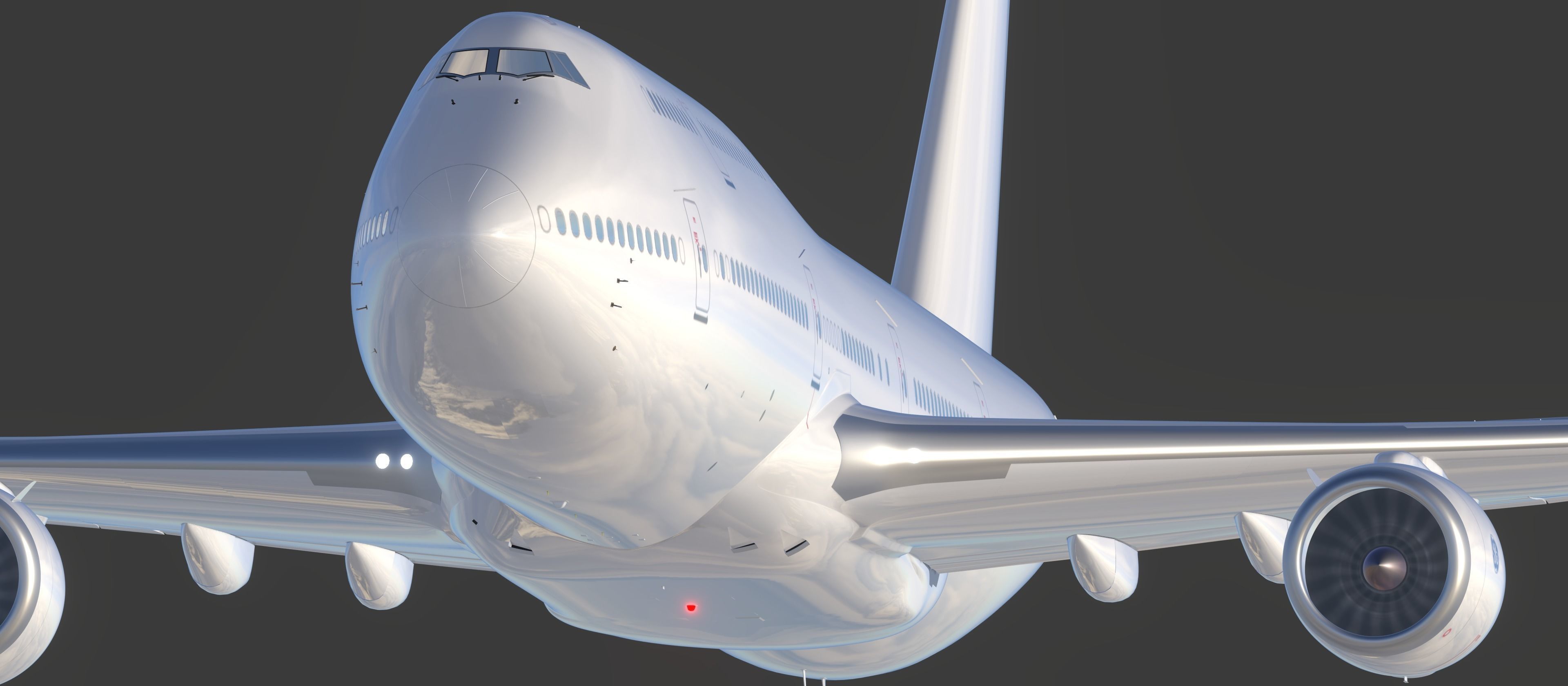 Boeing 747-8i 3D model | CGTrader