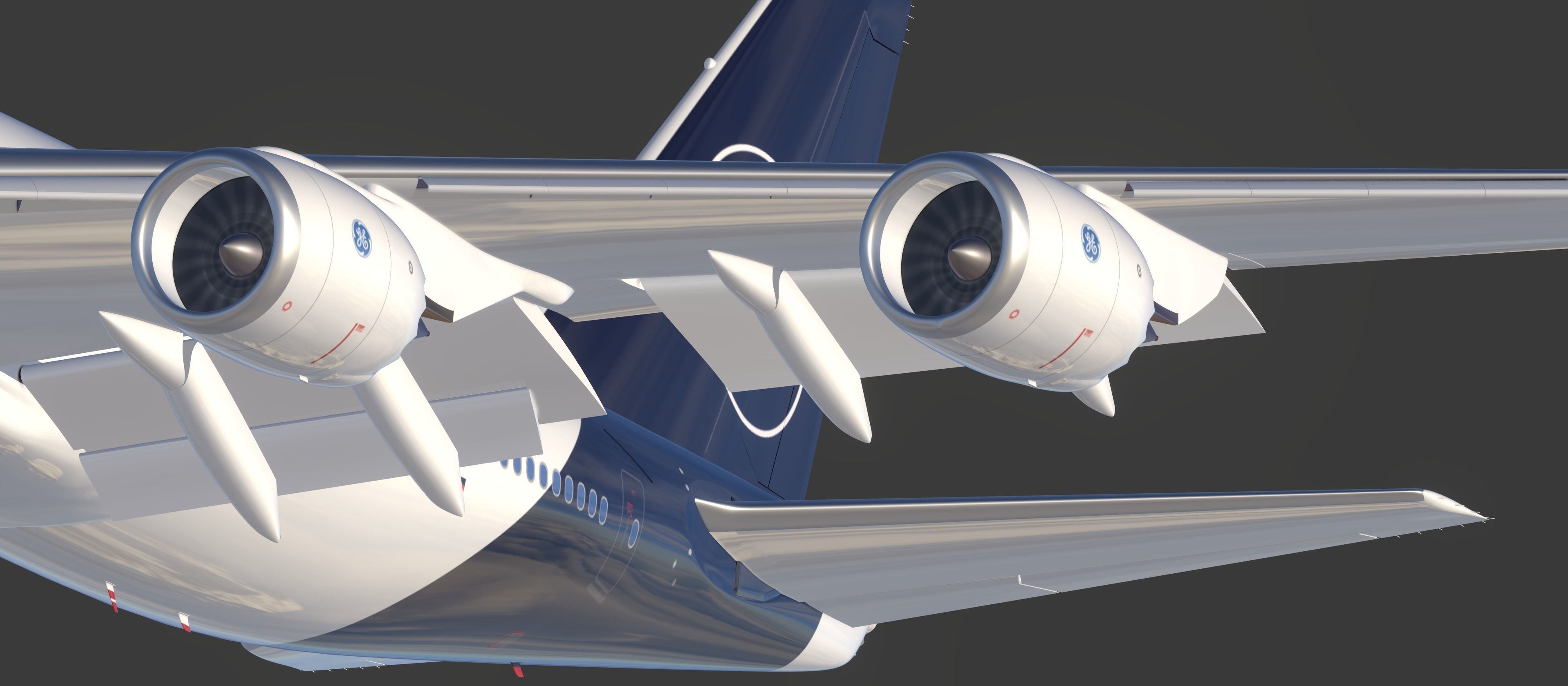Boeing 747-8i 3D model | CGTrader