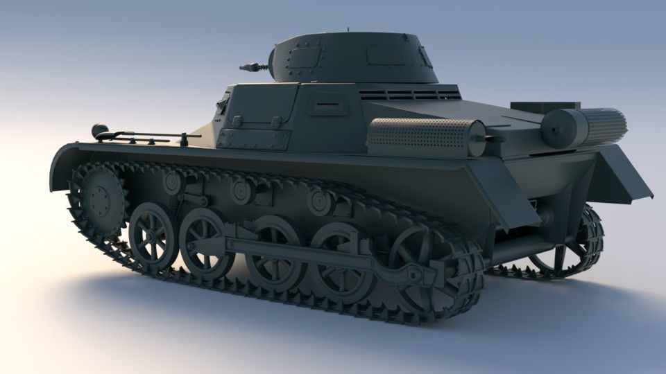 Panzerkampfwagen german tank 3D model | CGTrader