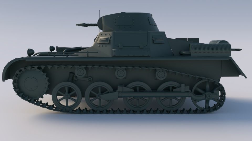 Panzerkampfwagen 3D model | CGTrader