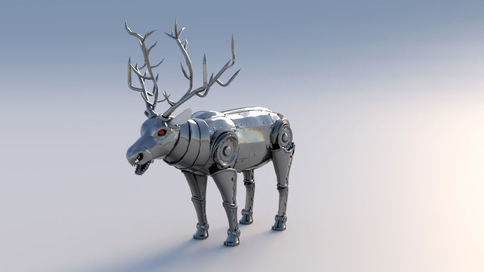 Robot Rudolf 3D model | CGTrader