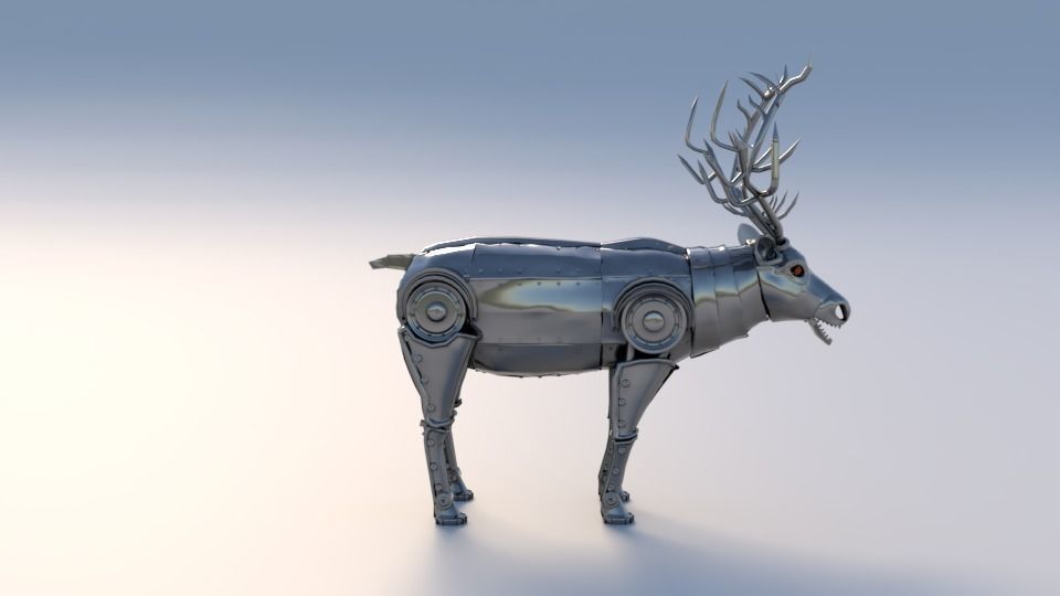 Robot Rudolf 3D model | CGTrader