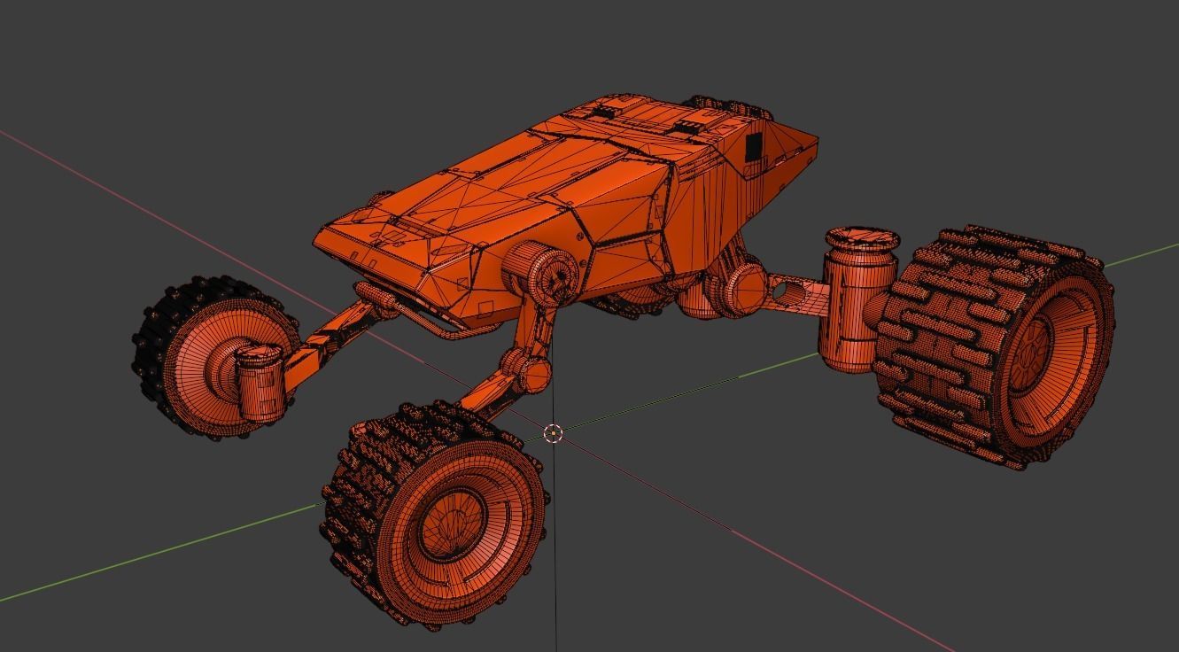 Rover Robot 3D model | CGTrader
