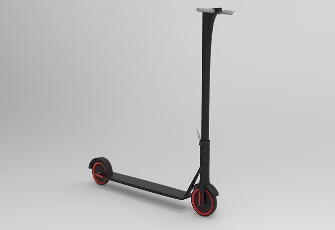 3D model Scooter with wheels VR / AR / low-poly | CGTrader