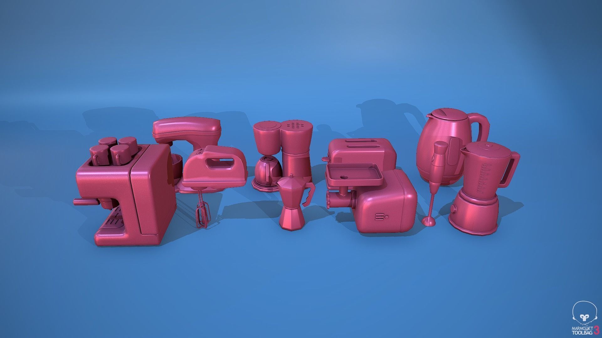 3D model Stylized Kitchen Tool Set VR / AR / low-poly | CGTrader