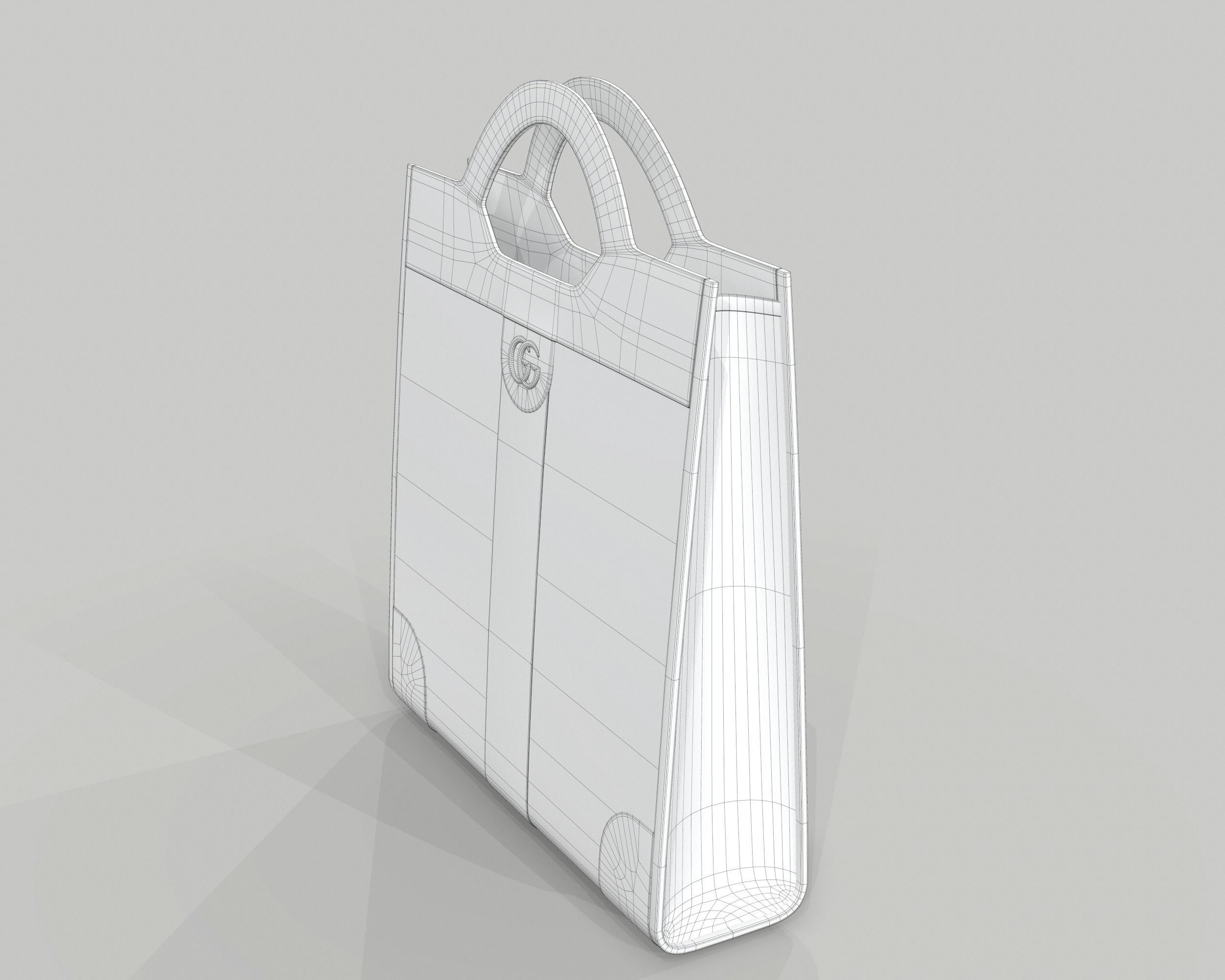 3D model Gucci Ophidia GG top handle bag tote VR / AR / low-poly | CGTrader