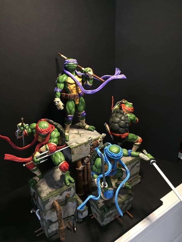 Fan Art - TMNT Diorama Set 3D model 3D printable | CGTrader