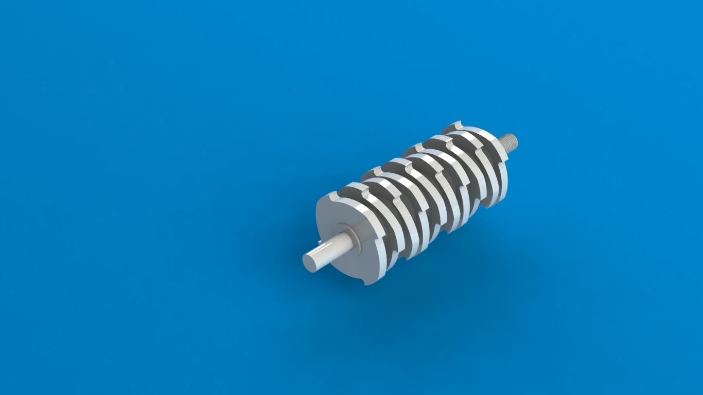 Scrap Metal Shredder 3D model 3D printable | CGTrader