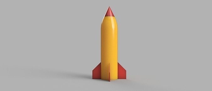Rocket 3D model 3D printable | CGTrader