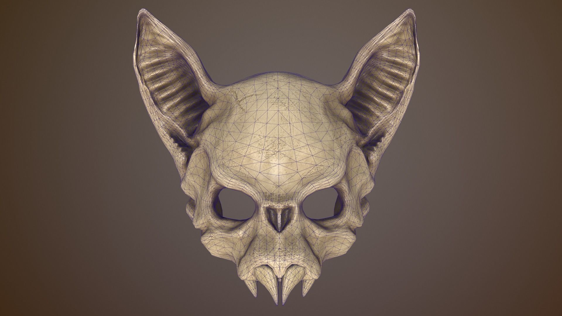 3D model Mask bat VR / AR / low-poly | CGTrader