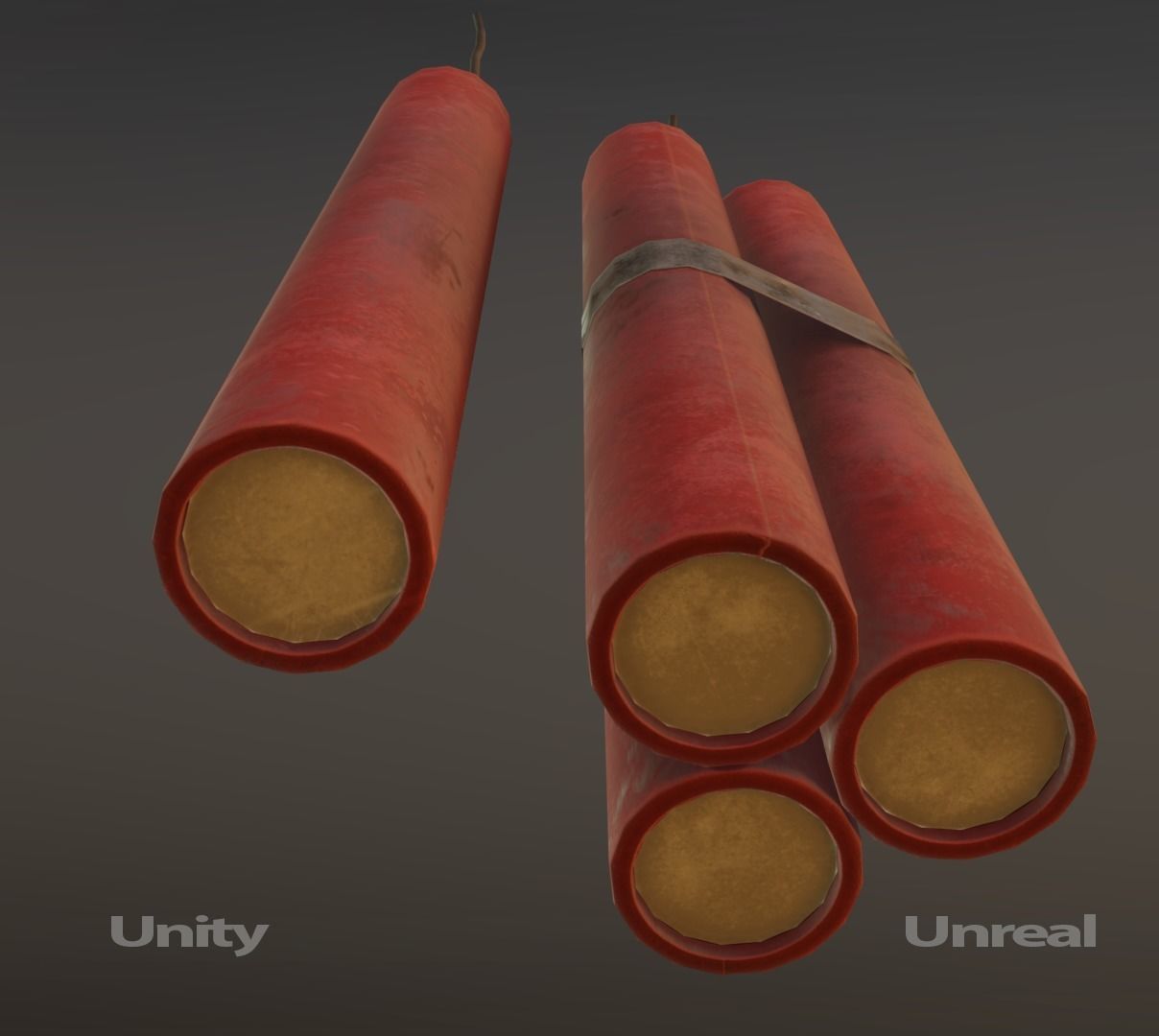 3D model Dynamite PBR Low Poly Asset Pack VR / AR / low-poly | CGTrader