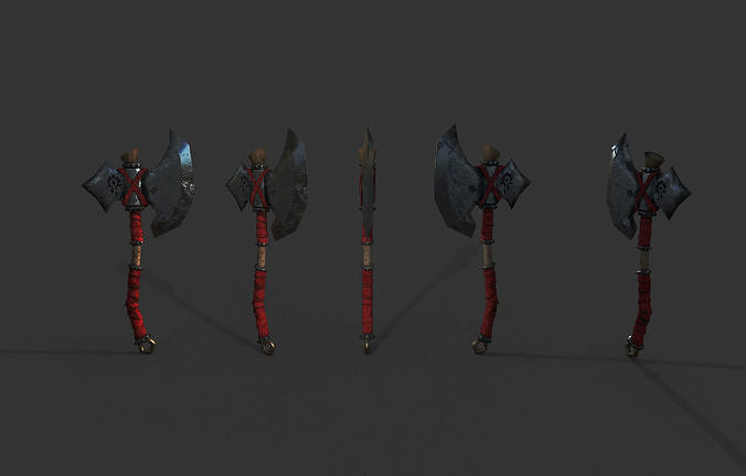 3D model horde axe VR / AR / low-poly | CGTrader