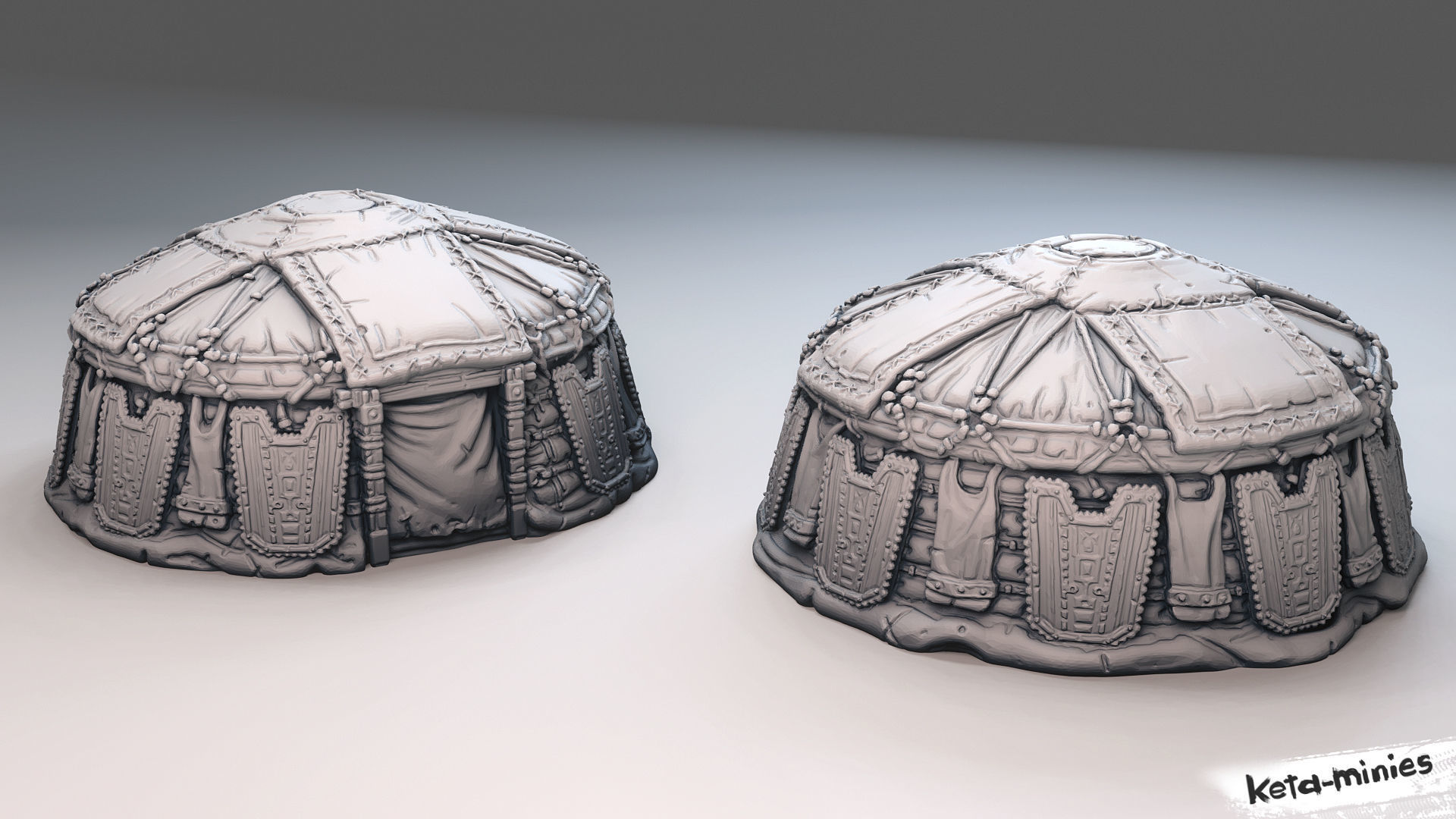 Dwarf camp kit free 3D model 3D printable | CGTrader