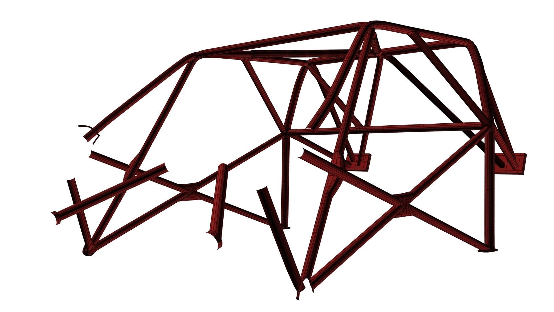 Roll Cage v1 3D model | CGTrader