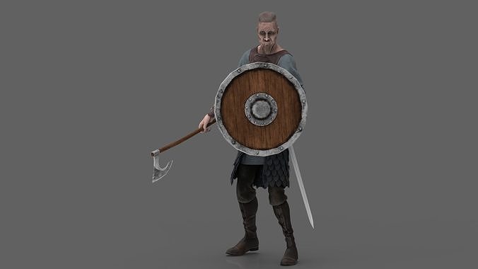 VIKING pose 3D model | CGTrader