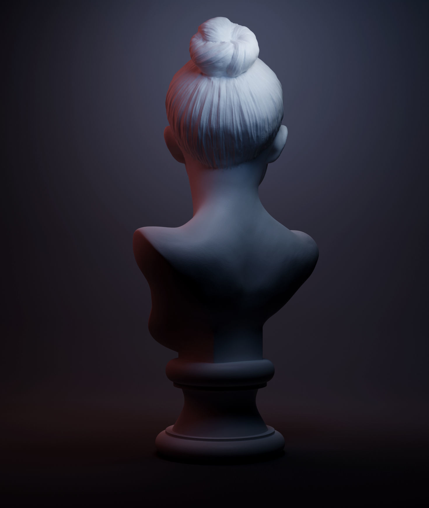 Female Bust 3D model 3D printable | CGTrader