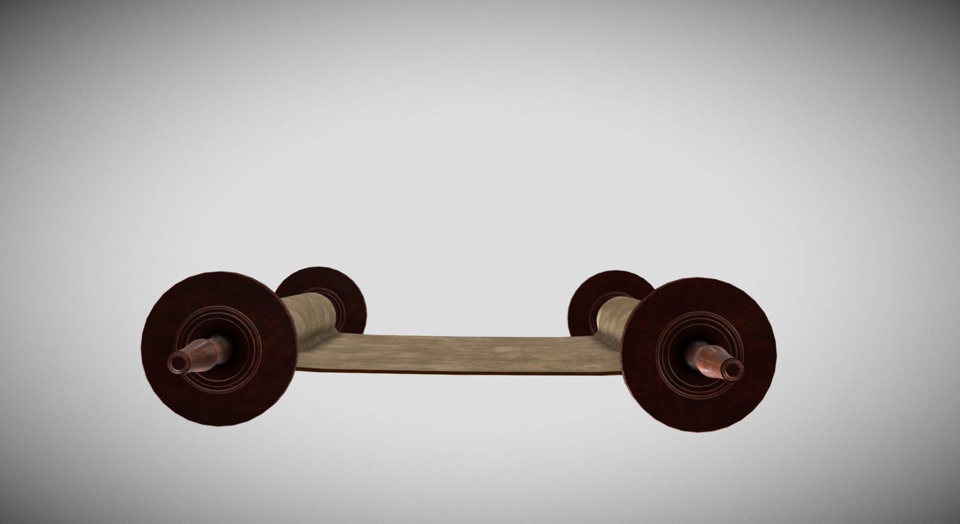 3D model Blank Scroll VR / AR / low-poly | CGTrader