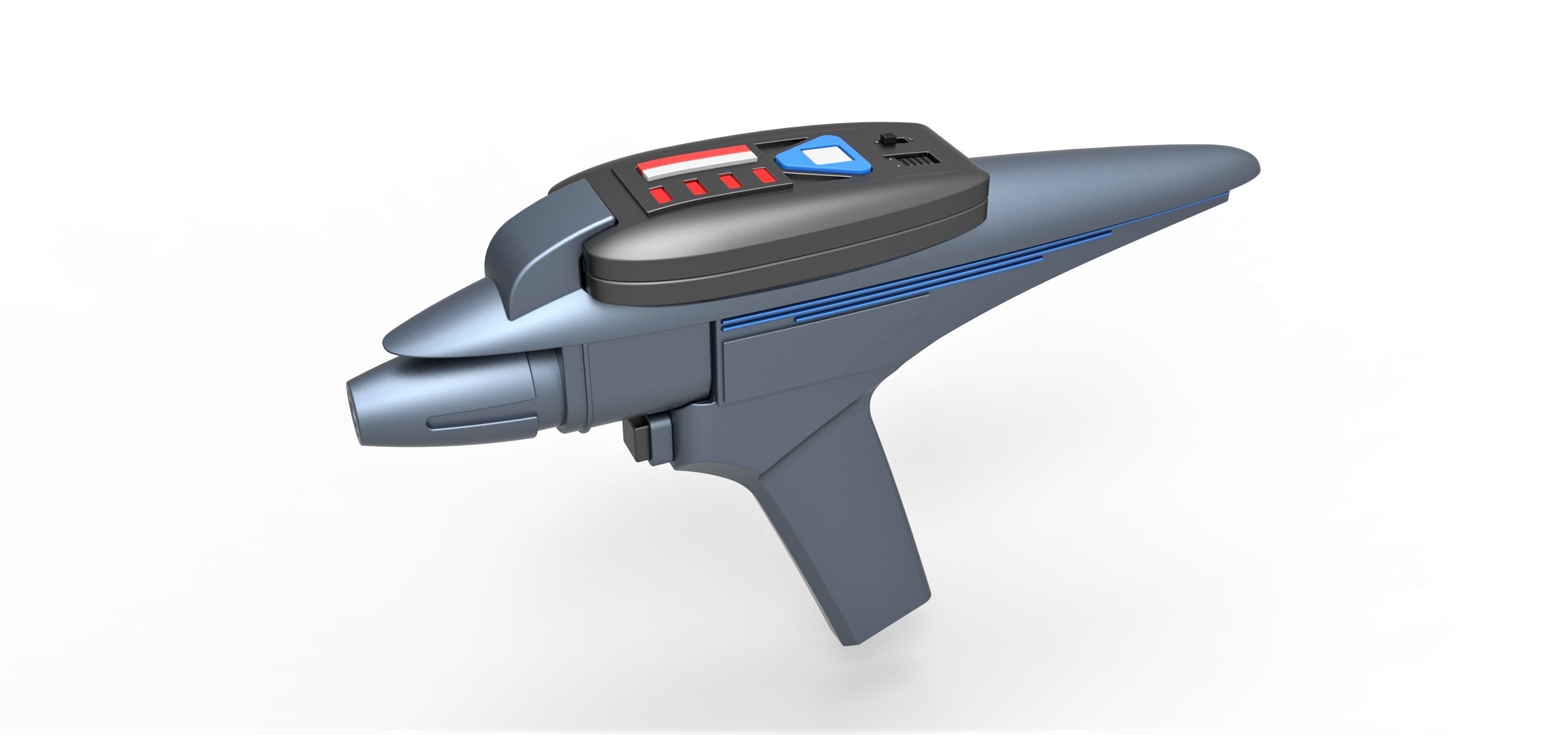 Phaser Type II from Star Trek III The Search for Spock 1984 3D model ...