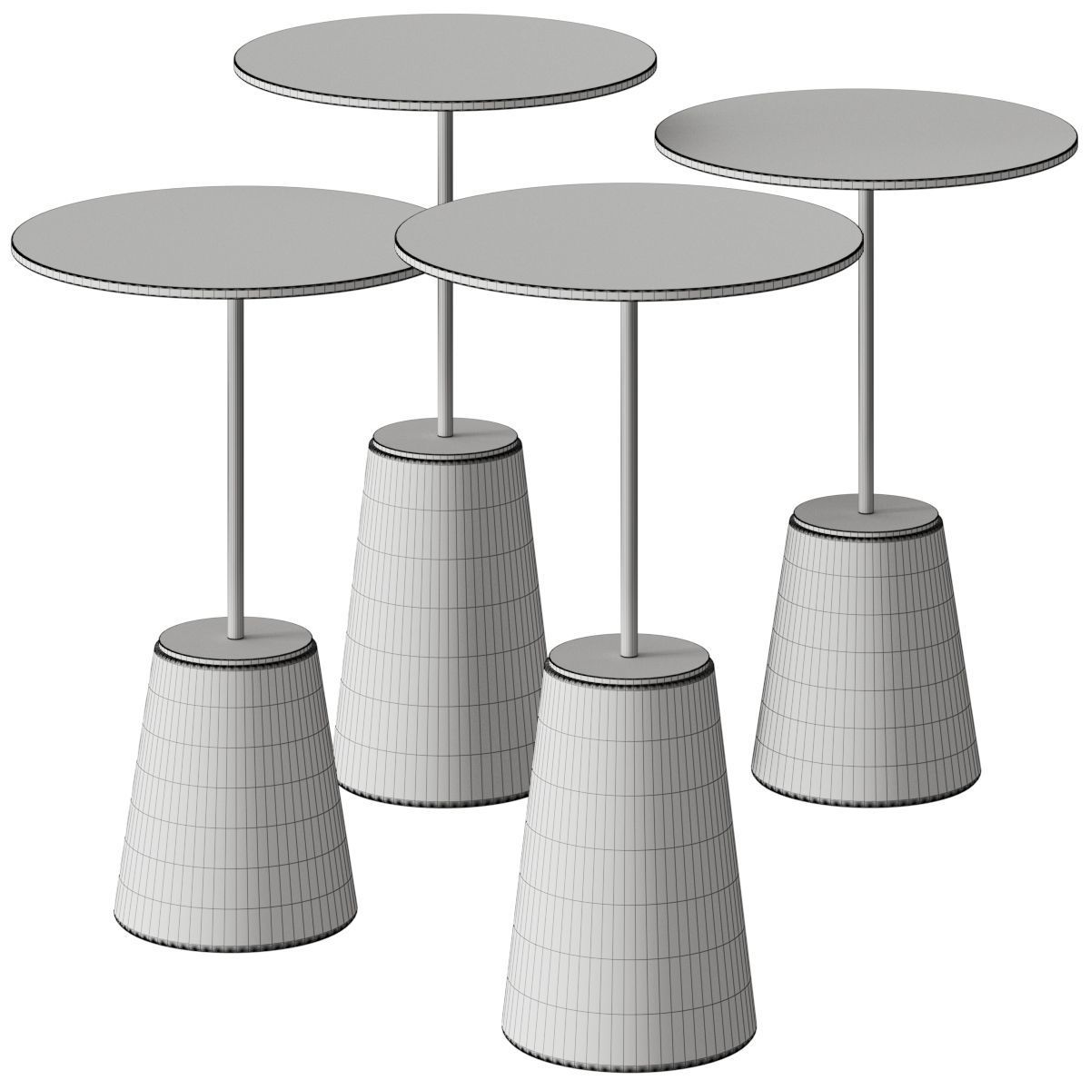 Stellar Works Bund Coffee and Side Tables 3D model | CGTrader