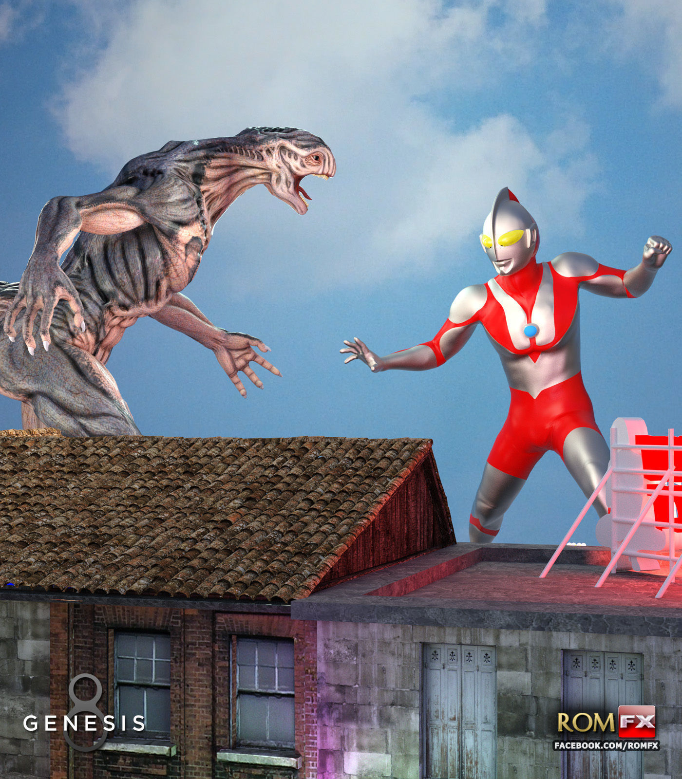 Ultraman for G8M - DAZ Outfit 3D model rigged | CGTrader