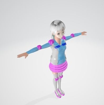 3D Cute Girl Model character 3D model | CGTrader