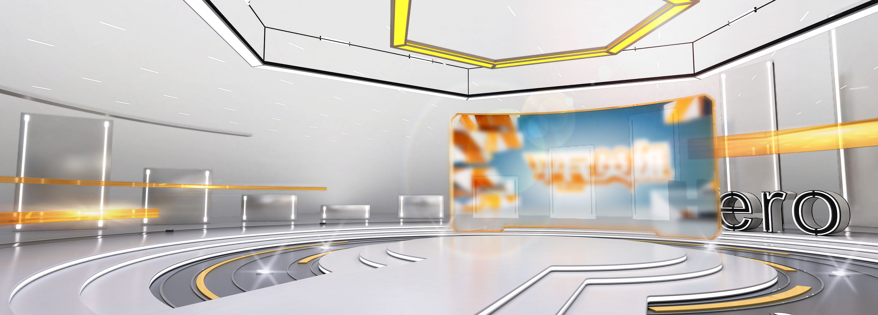 3D model 3D Virtual Stage Set VR / AR / low-poly | CGTrader