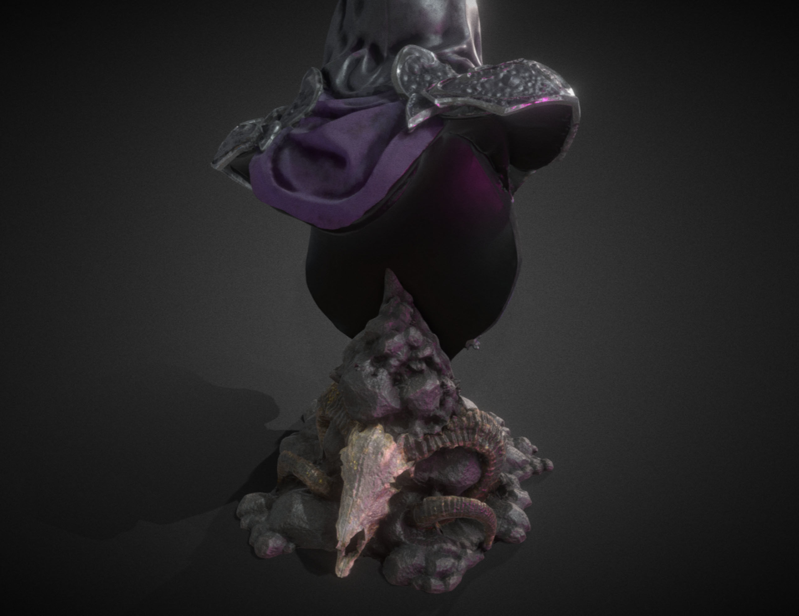 Skeletor bust 3D model 3D printable | CGTrader