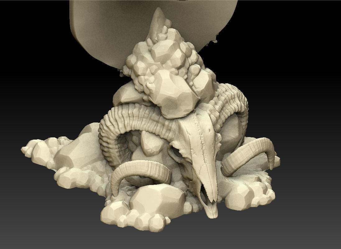 Skeletor bust 3D model 3D printable | CGTrader