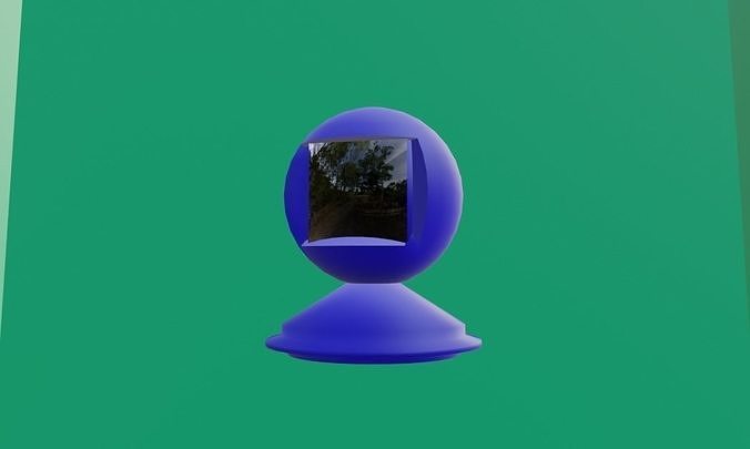 Futuristic Hover Television 3D model animated | CGTrader