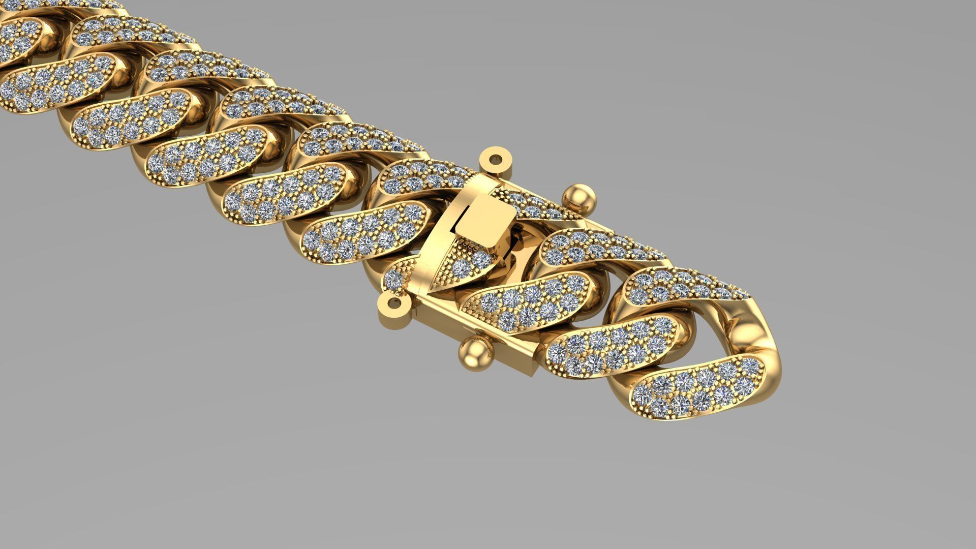 cuban chain fashion NY STL 3D model | CGTrader