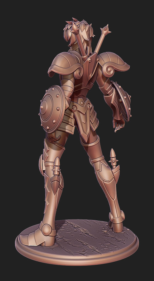 Saint Seiya Dohko Libra 3D model 3D printable | CGTrader