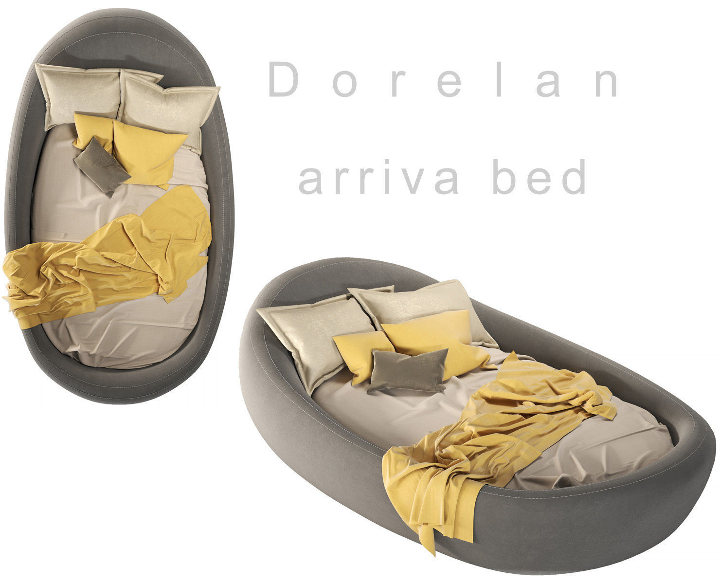 Dorelan arriva bed 3D model | CGTrader