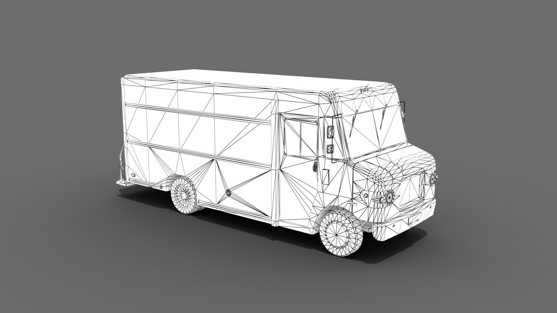 3D model Delivery Truck VR / AR / low-poly | CGTrader