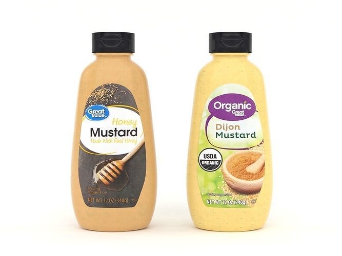 Great Value Organic Dijon Mustard 3D model | CGTrader