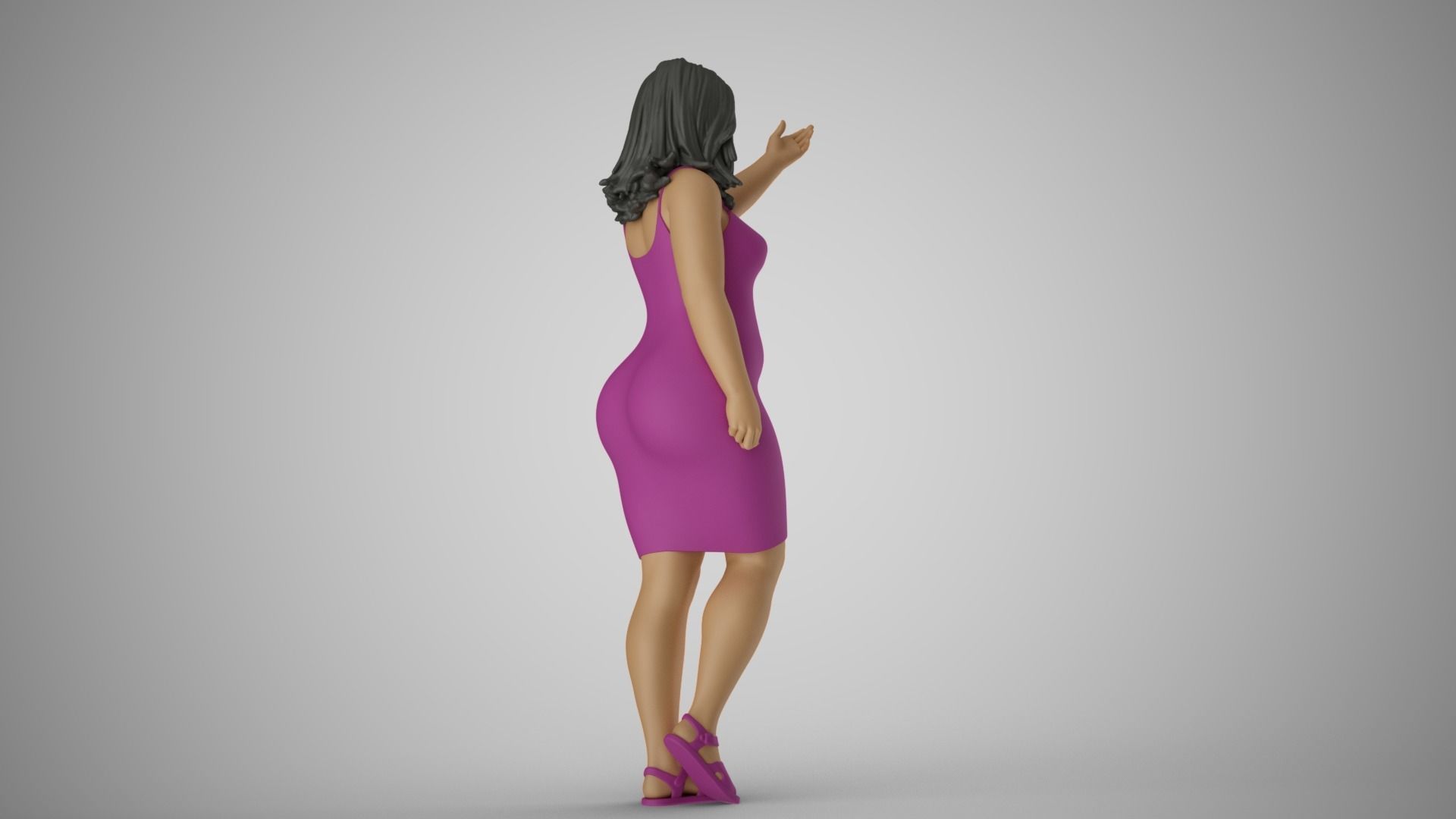 Ignored Woman 3D model 3D printable | CGTrader