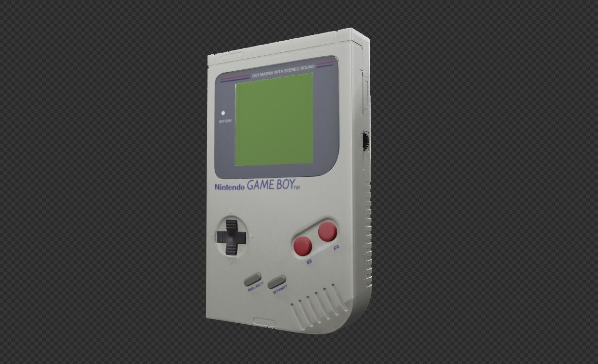 The original Game-Boy model 3D model | CGTrader