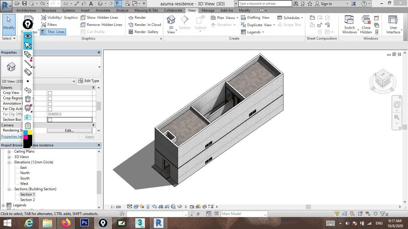 azuma residence tadao ando revit 2017 3D model | CGTrader