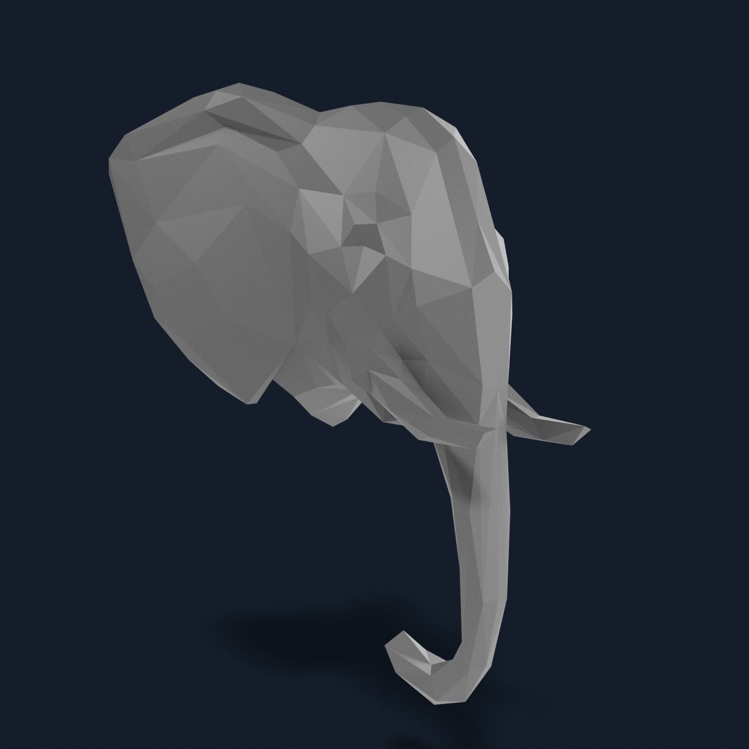 3D model Low Poly Elephant VR / AR / low-poly | CGTrader