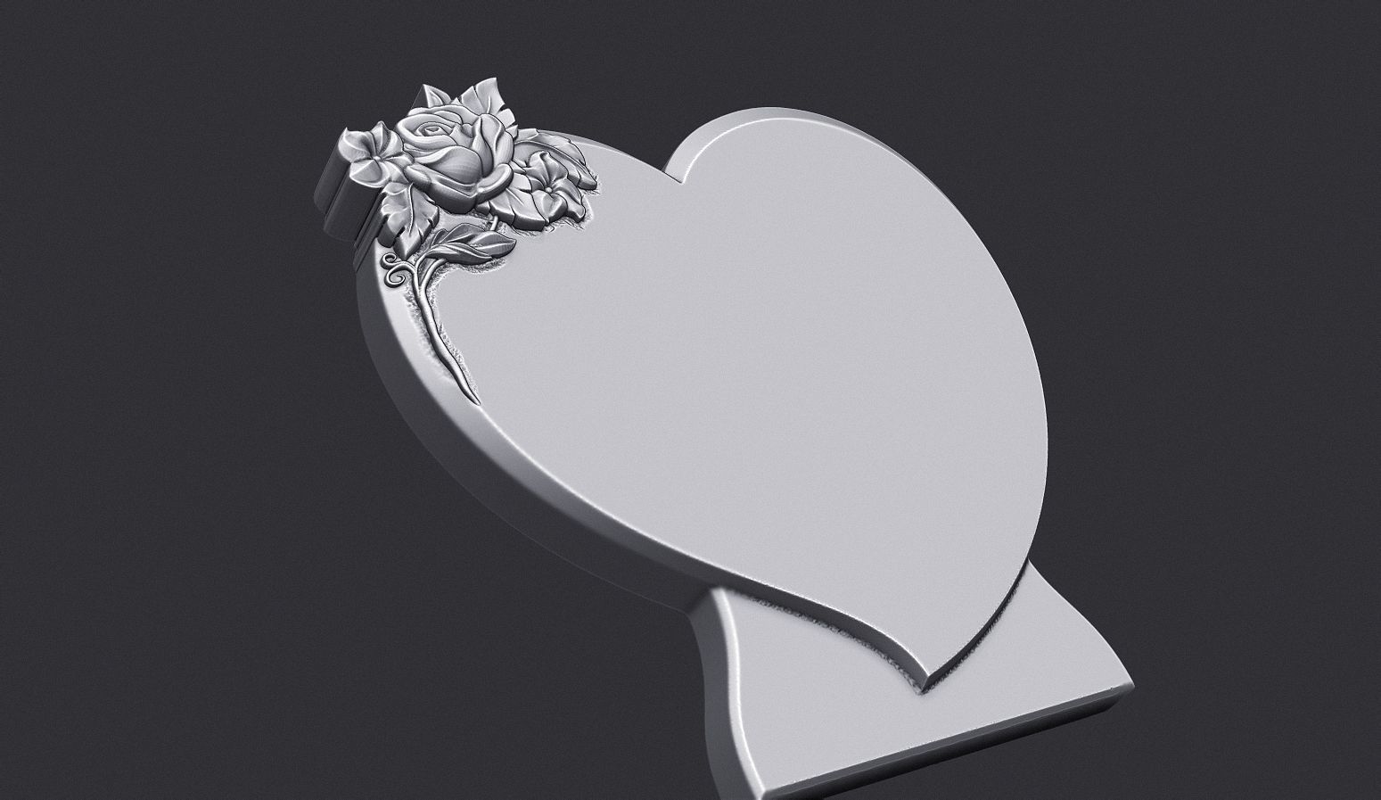 Memorial tombstone 3D model 3D printable | CGTrader